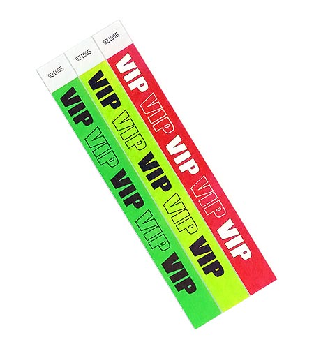 VIP Wristbands - CASE OF 25000 – BulkBarProducts